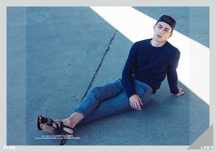 See Jacob Hankin in Stunning Lab A4 Shoot + Outtakes – The Fashionisto