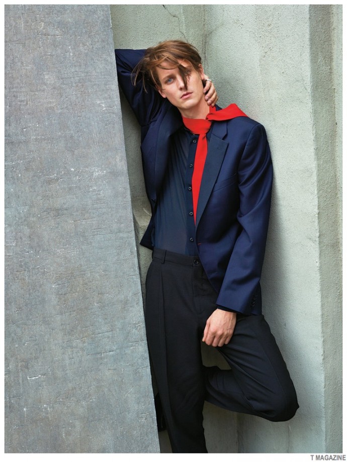 Marc Andre Turgeon Models Divine Holiday Styles for T Magazine – The ...