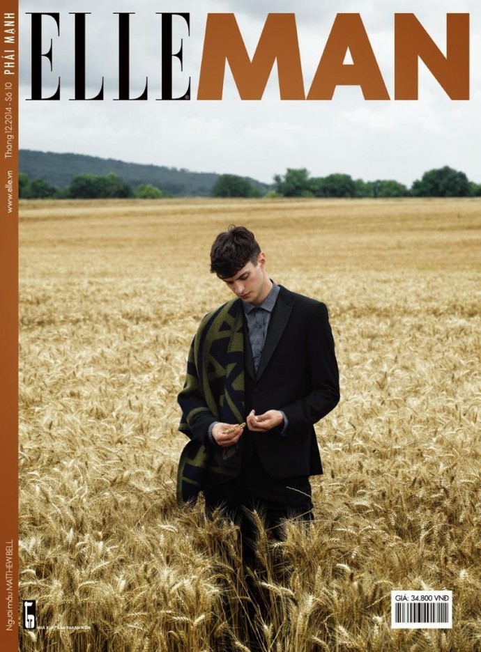 Matthew Bell Covers Elle Man Vietnam December 2014 Issue | The Fashionisto