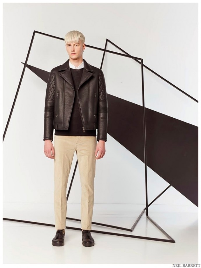Neil Barrett is Graphic & Sporty for Pre-Spring 2015 Men's Collection ...