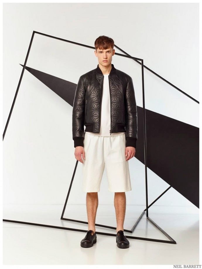 Neil Barrett is Graphic & Sporty for Pre-Spring 2015 Men's Collection ...