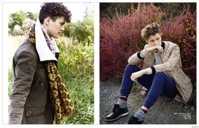 Nick Heymann Layers Winter Prints for Schön! Fashion Editorial – The ...