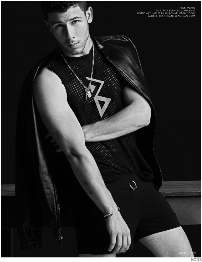 Nick Jonas Models Black Wardrobe for Kode Cover Shoot – Page 2 – The ...