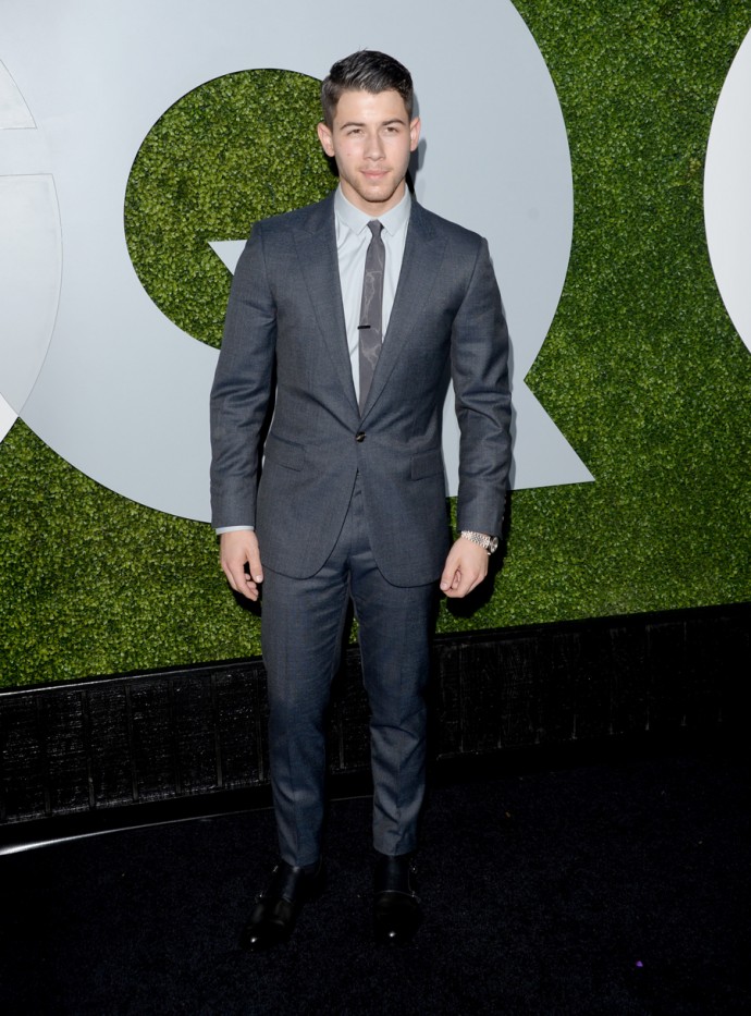 Nick Jonas Wears Calvin Klein Collection to GQ Men of the Year Party ...