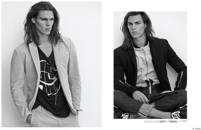 Travis Smith Dons Minimal Fashions for At Large – The Fashionisto