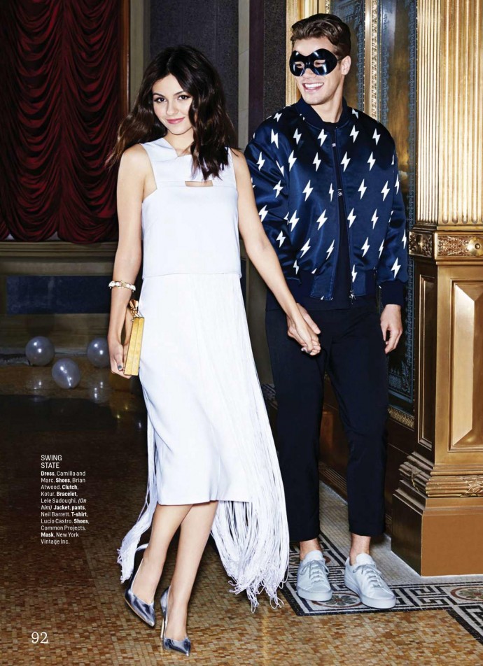 Tucker Des Lauriers Joins Victoria Justice for Cosmopolitan January ...