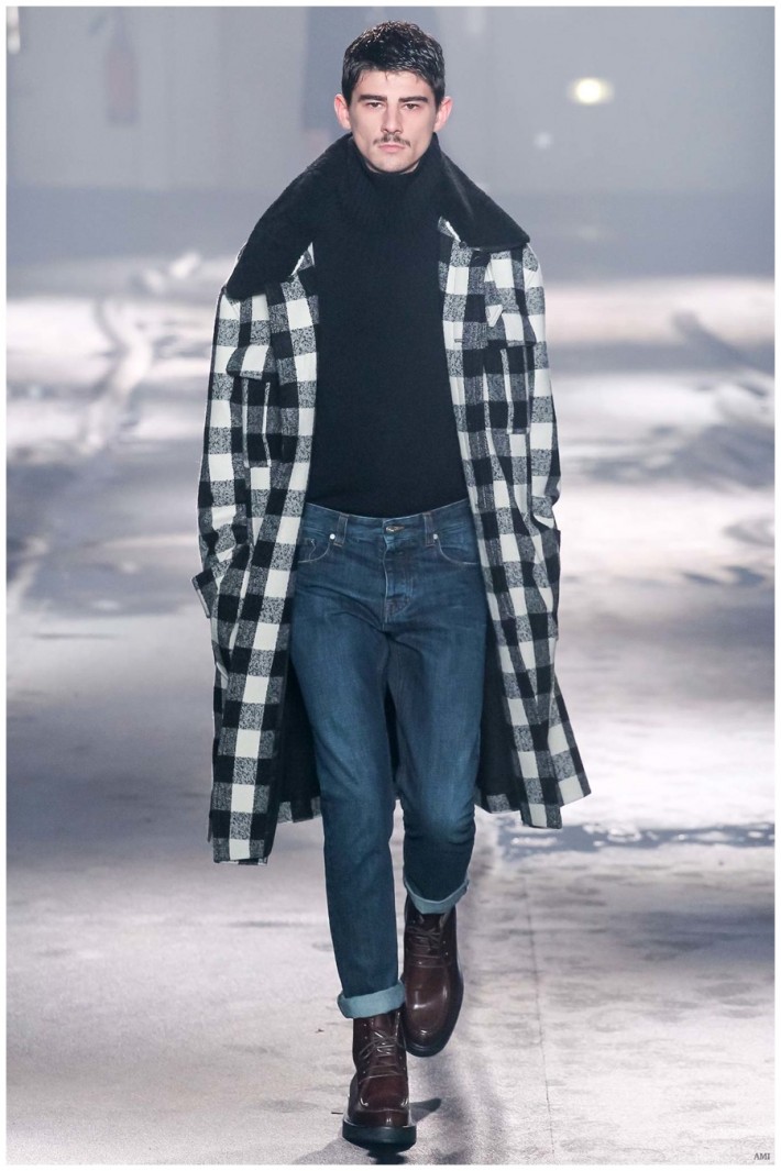 AMI Fall/Winter 2015 Menswear Collection: The Polished Denim Statement ...