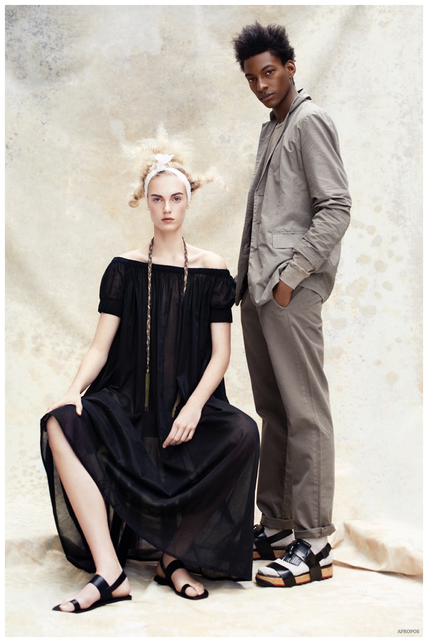 Ty Ogunkoya Models Light & Colorful Spring 2015 Men’s Designer Fashions ...