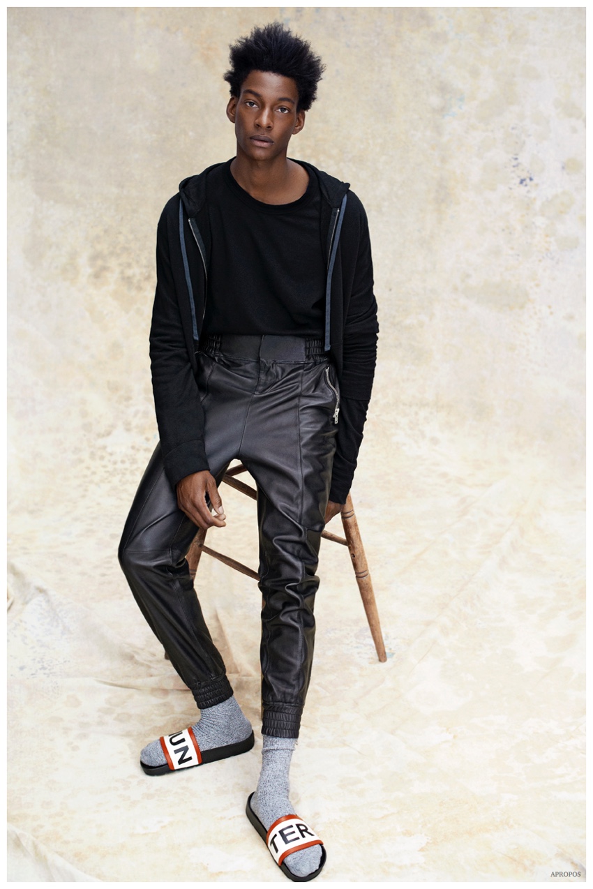 Ty Ogunkoya Models Light & Colorful Spring 2015 Men's Designer Fashions ...