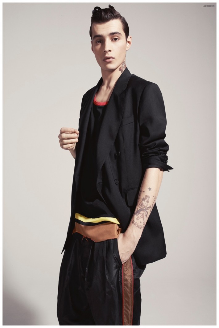 Blue Hawaii: Adrien Sahores Models Summer 2015 Styles for APROPOS’ The ...