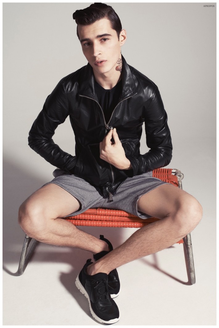 Blue Hawaii: Adrien Sahores Models Summer 2015 Styles for APROPOS’ The ...