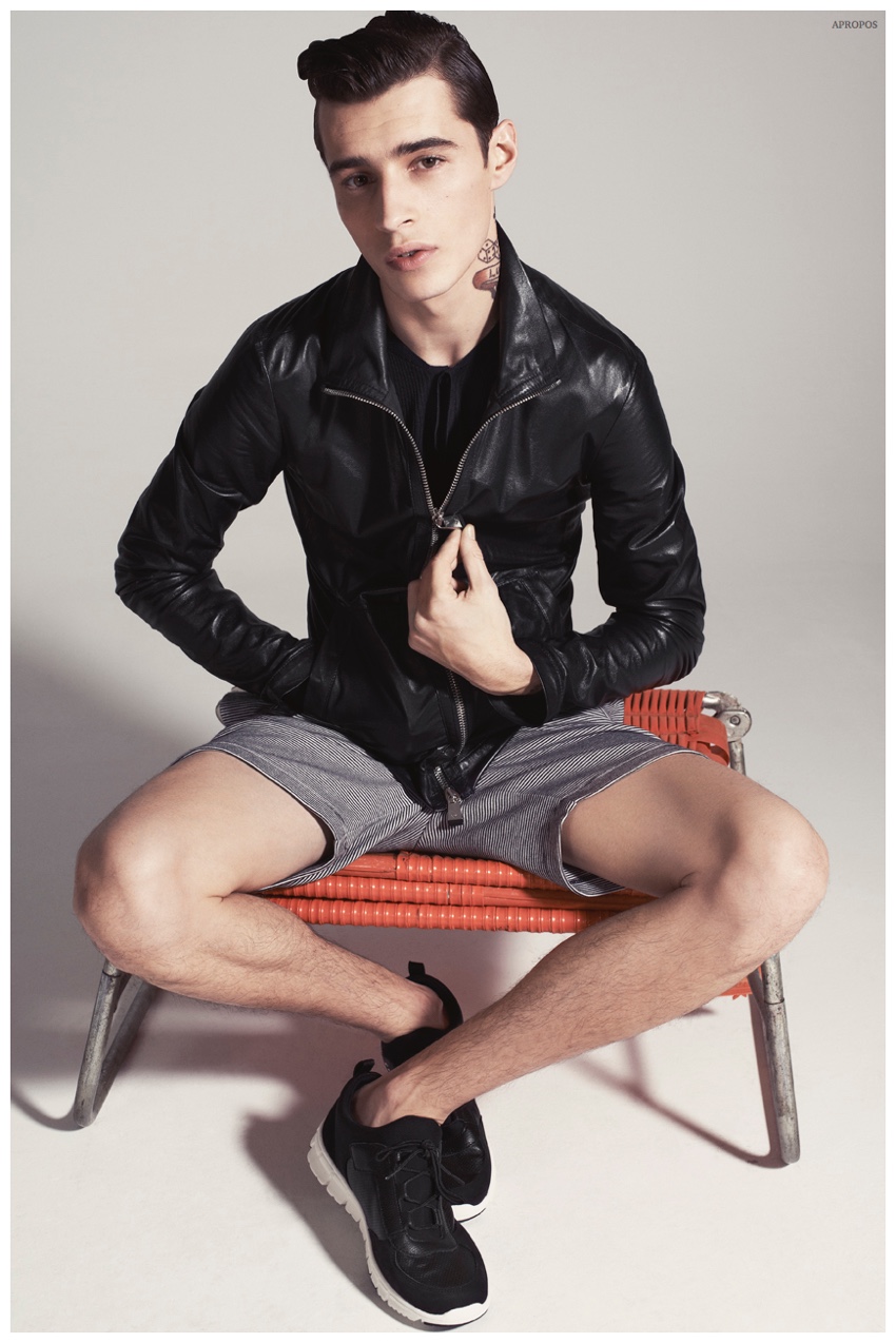 Blue Hawaii: Adrien Sahores Models Summer 2015 Styles for APROPOS’ The ...