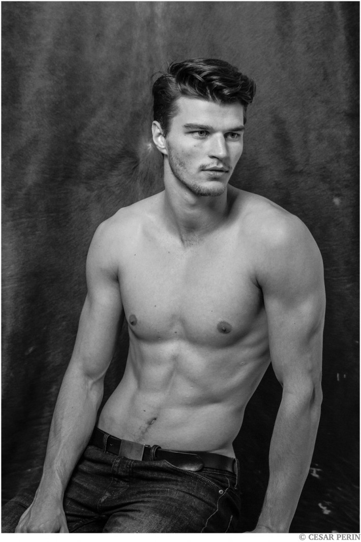 Arran Sly Unveils a Rugged Side in Photos by Cesar Perin – The Fashionisto