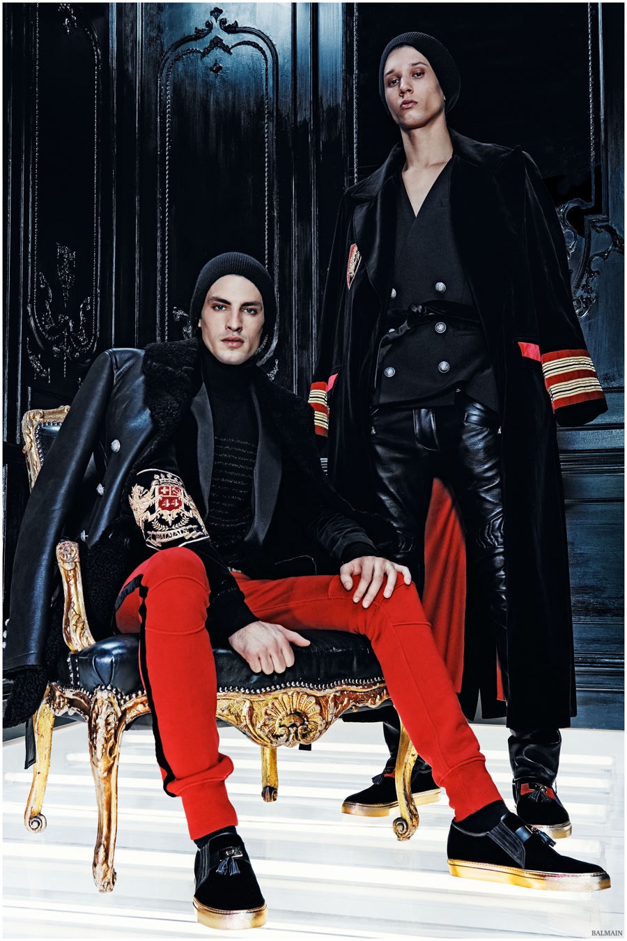 Balmain Fall/Winter 2015 Menswear Collection: In Olivier Rousteing's ...