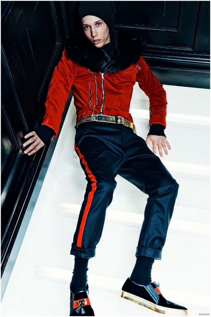 Balmain Fall/Winter 2015 Menswear Collection: In Olivier Rousteing’s ...