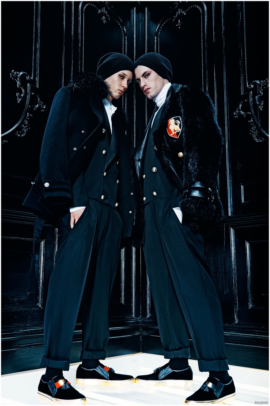 Balmain Fall/Winter 2015 Menswear Collection: In Olivier Rousteing’s ...