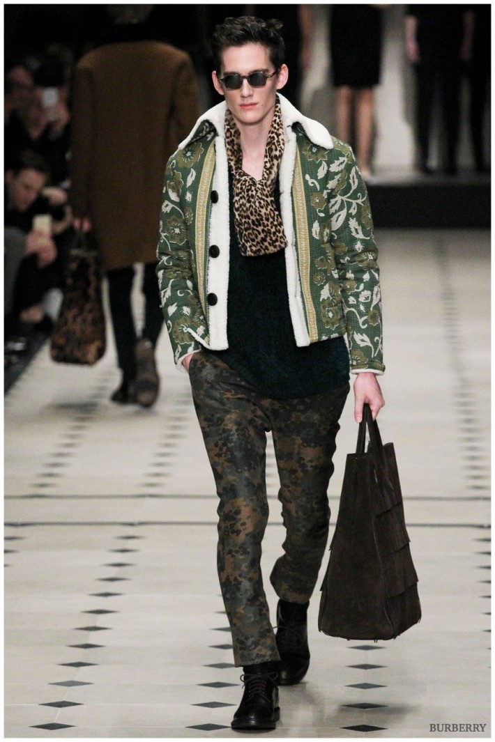 Burberry Prorsum Fall/Winter 2015 Shearling, Animal Prints, Monogramed ...