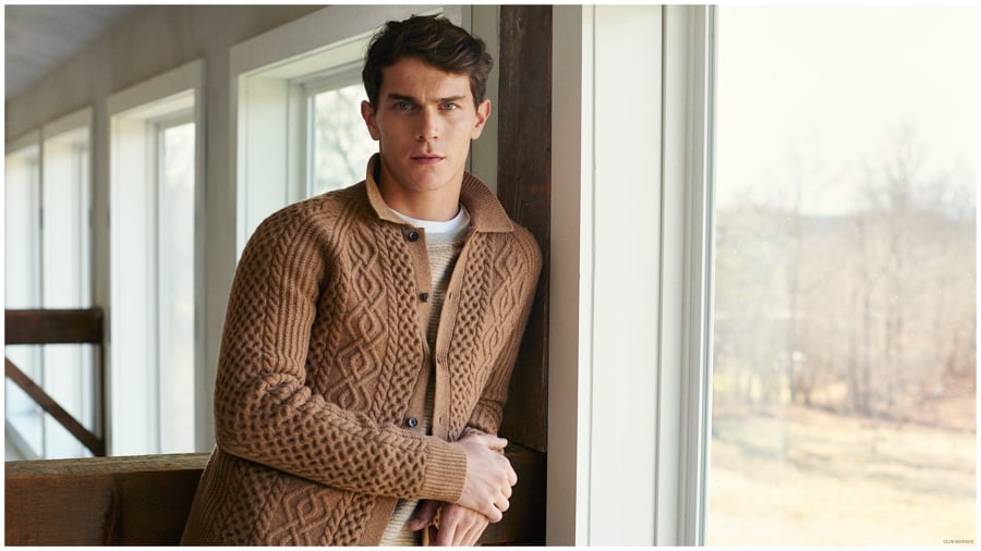 Club Monaco Showcases Minimalist Men’s Winter Looks with Vincent ...