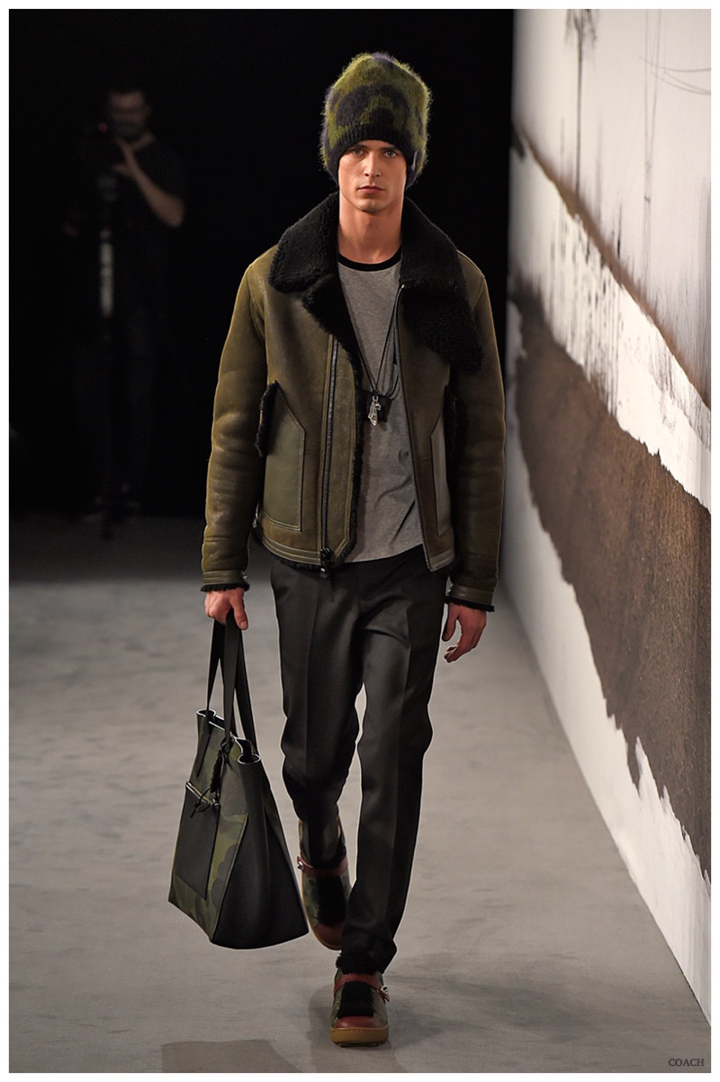 Coach Takes to London Collections: Men with Luxe Outerwear Clad Fall ...