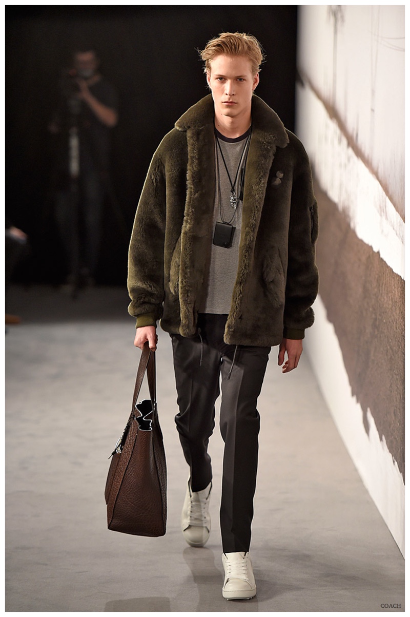 Coach Takes to London Collections: Men with Luxe Outerwear Clad Fall ...