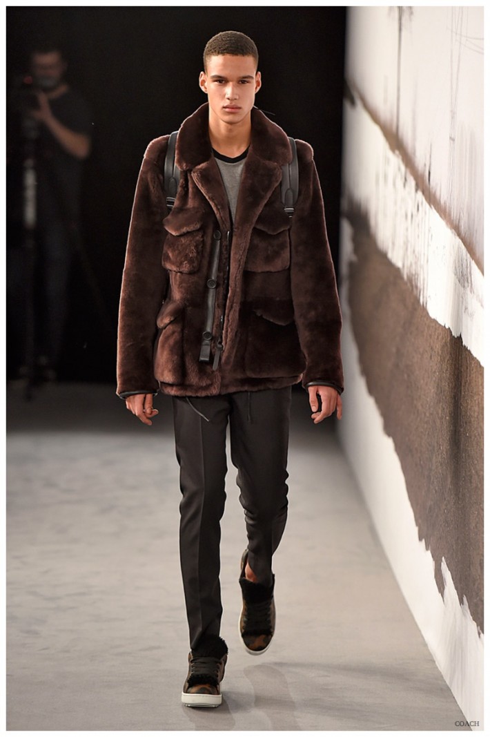 Coach Takes to London Collections: Men with Luxe Outerwear Clad Fall ...