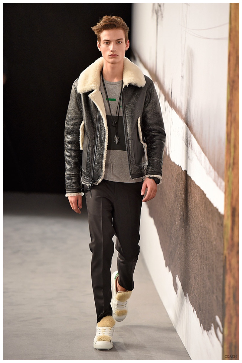 Coach Takes to London Collections: Men with Luxe Outerwear Clad Fall ...