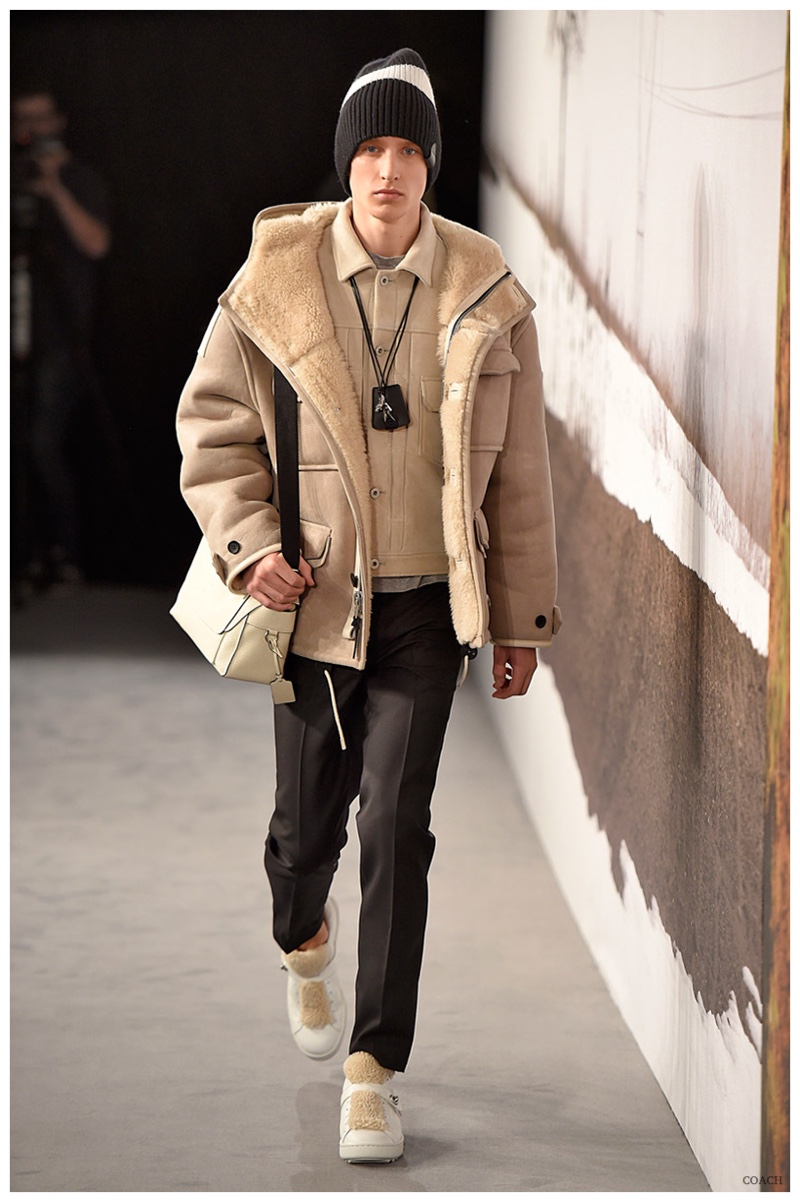 Coach Takes to London Collections: Men with Luxe Outerwear Clad Fall ...