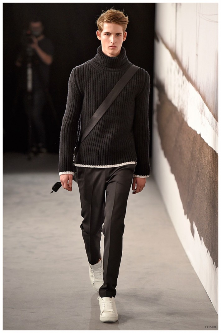 Coach Takes to London Collections: Men with Luxe Outerwear Clad Fall ...