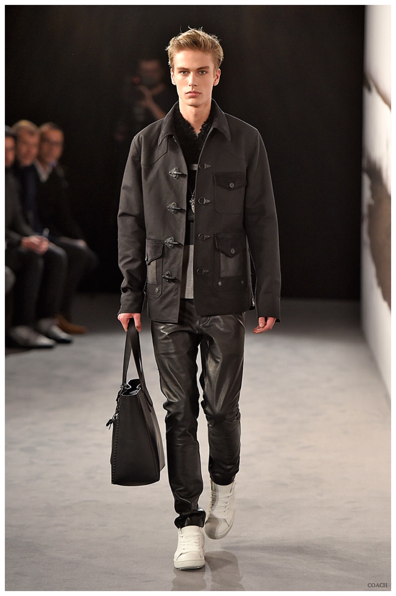 Coach Takes to London Collections: Men with Luxe Outerwear Clad Fall ...