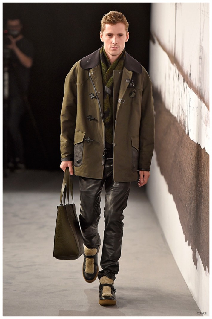 Coach Takes to London Collections: Men with Luxe Outerwear Clad Fall ...