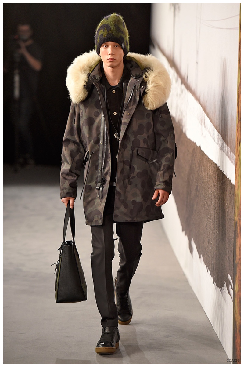 Coach Takes to London Collections: Men with Luxe Outerwear Clad Fall ...