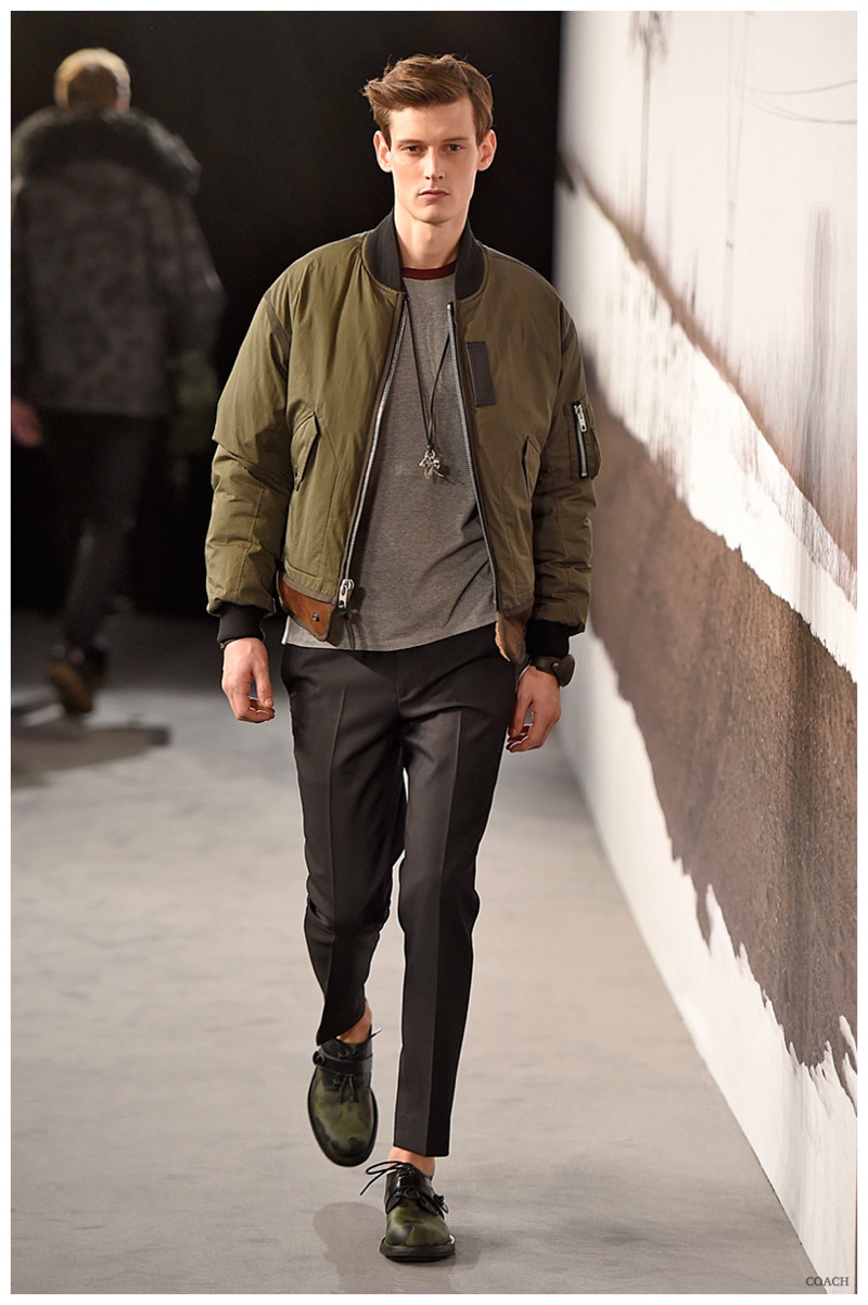 Coach Takes to London Collections: Men with Luxe Outerwear Clad Fall ...