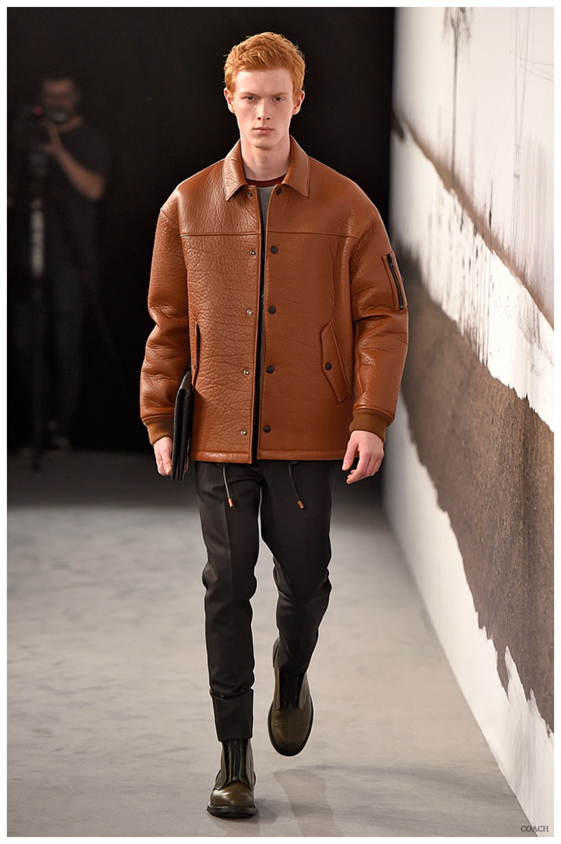 Coach Takes to London Collections: Men with Luxe Outerwear Clad Fall ...