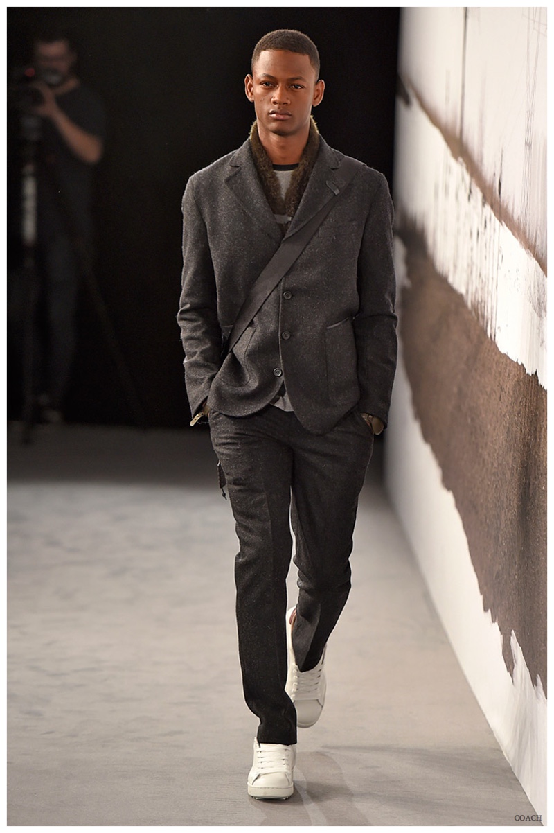 Coach Takes to London Collections: Men with Luxe Outerwear Clad Fall ...
