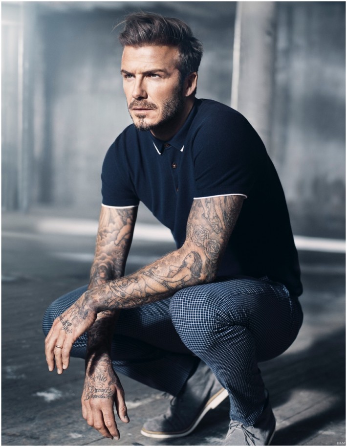 David Beckham Stars in Spring 2015 H&M Bodywear Shoot + Selects Modern ...