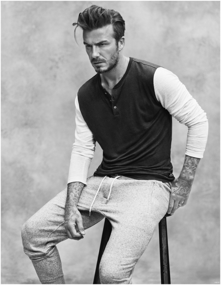 David Beckham Stars in Spring 2015 H&M Bodywear Shoot + Selects Modern ...