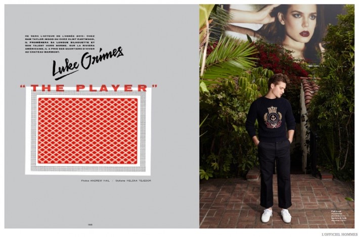Luke Grimes Covers L’Officiel Hommes Paris, is the Ultimate Playboy for ...