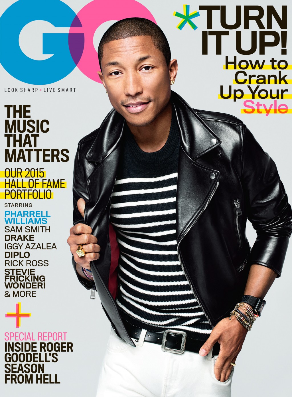 Pharrell Williams 2015 GQ Photo Shoot