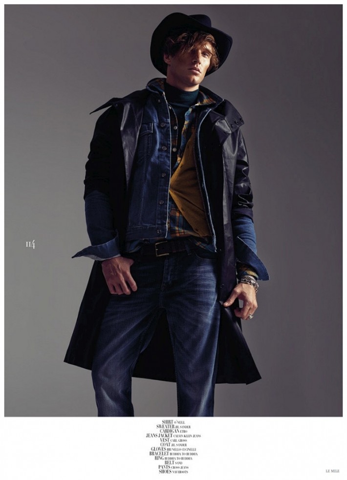 Shaun DeWet Models Western Menswear Styles for Le Mile Fashion Shoot ...
