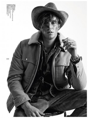 Shaun DeWet Models Western Menswear Styles for Le Mile Fashion Shoot ...