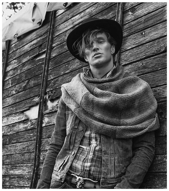Shaun DeWet Models Western Menswear Styles for Le Mile Fashion Shoot ...