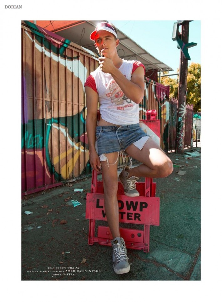 Silvester Ruck Models Hustler Approved Fashions for Cheeky Dorian Shoot ...