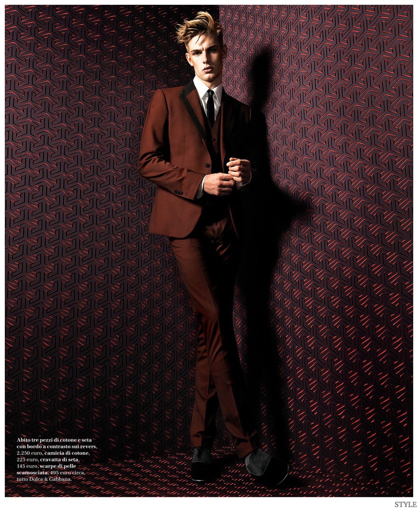 Tommy Marr Models Graphic Men's Fashions for Style Magazine – The ...