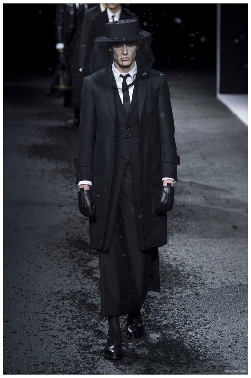 Thom Browne Fall/Winter 2015 Menswear Collection: Funeral Chic | The ...