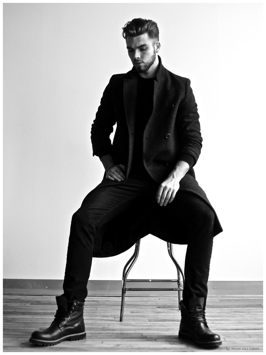 Tyler Shaw Models Denim Essentials for Taylor Hall O’Brien Lensed Shoot ...