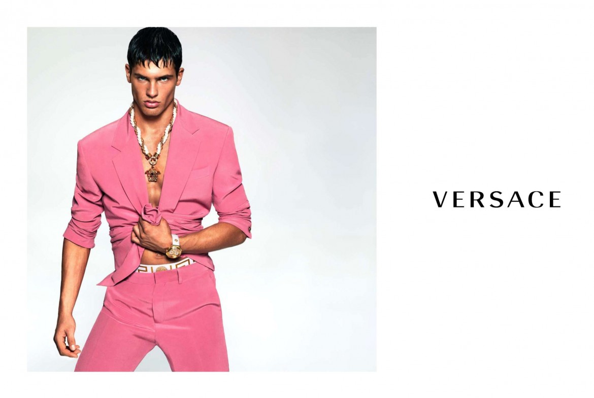 Versace Spring 2015 Ad Campaign Highlights Bright Colored Suits – The ...