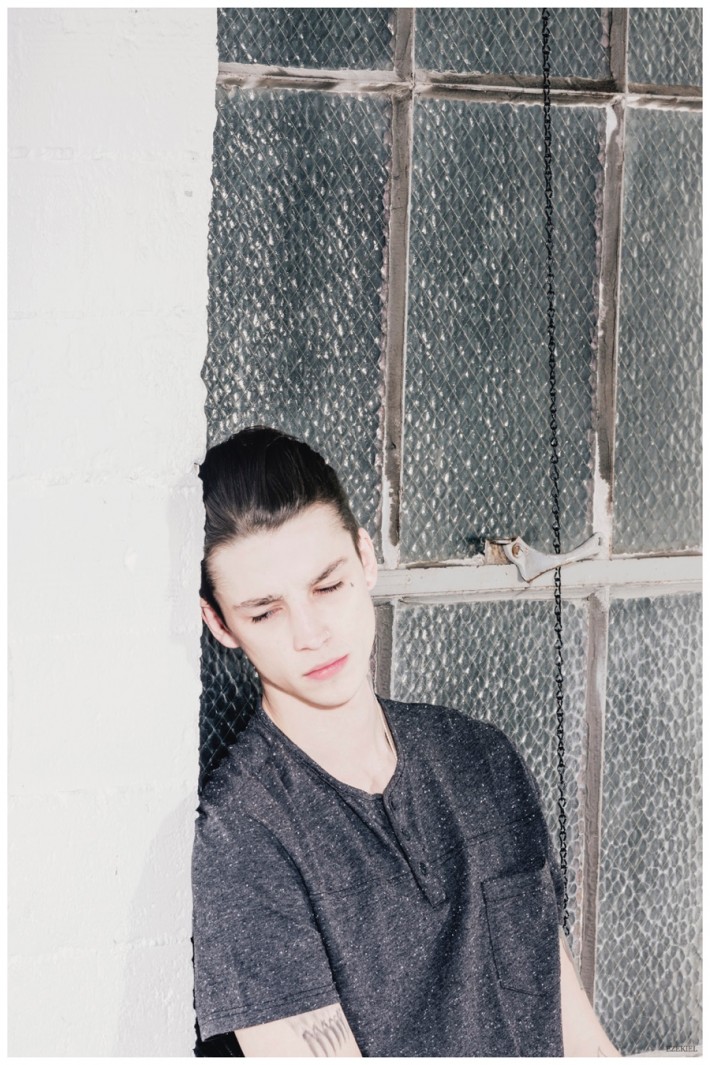 Ash Stymest Models Casual Fashions for Ezekiel Spring 2015 Collection ...