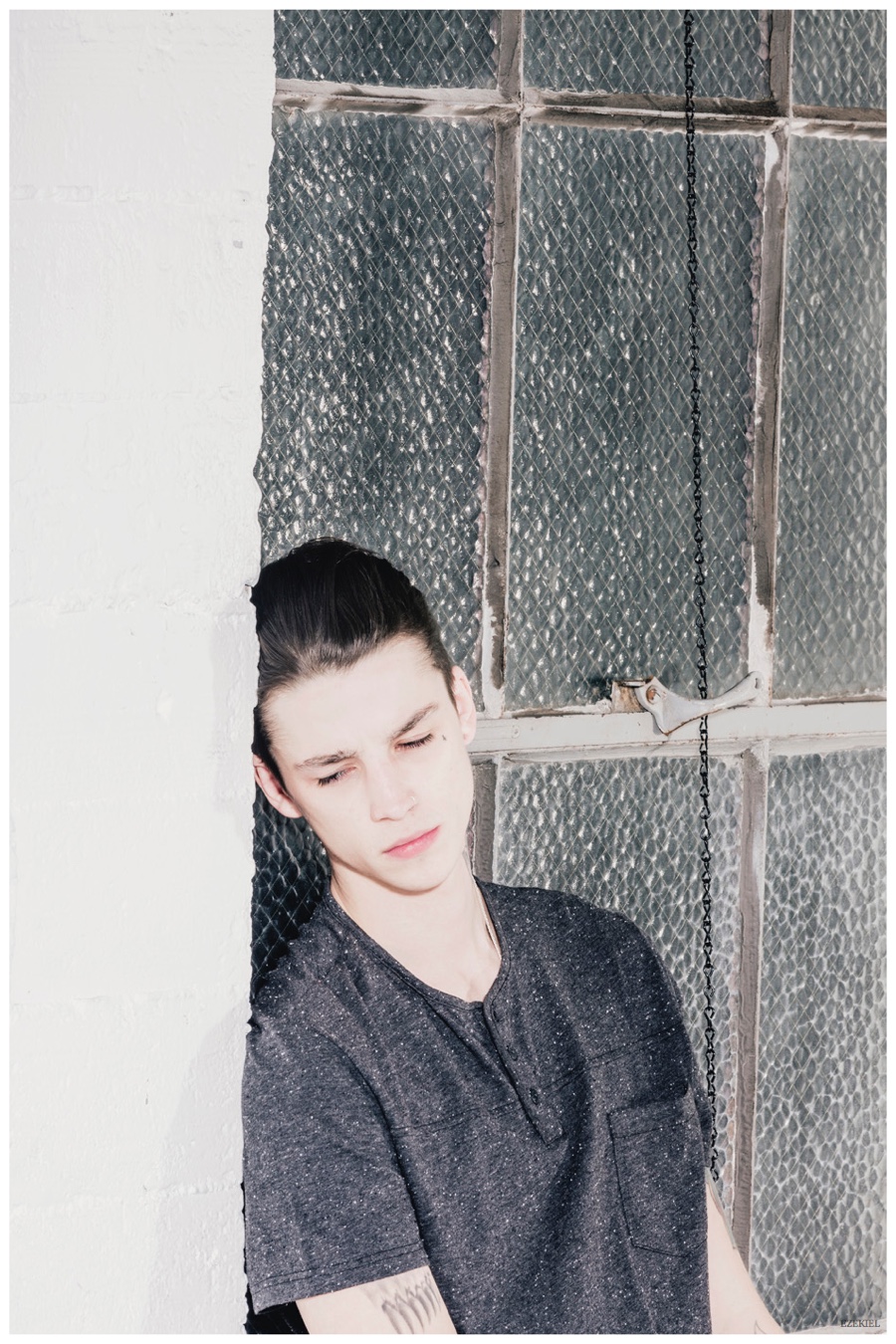 Ash Stymest Models Casual Fashions for Ezekiel Spring 2015 Collection ...