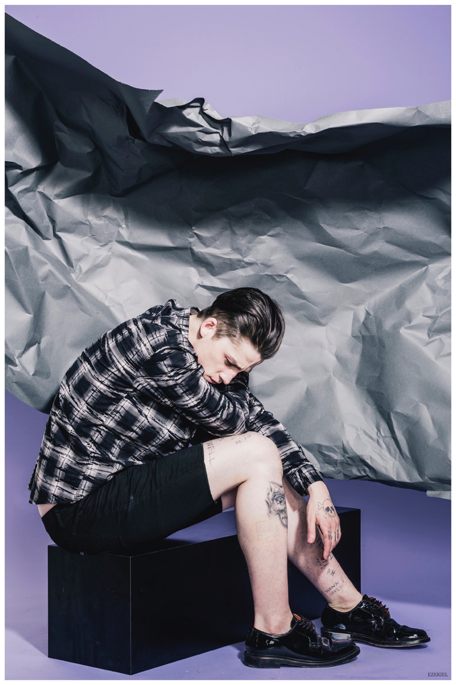 Ash Stymest Models Casual Fashions for Ezekiel Spring 2015 Collection ...