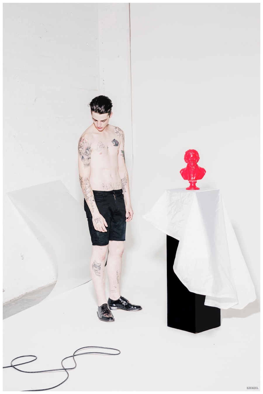 Ash Stymest Models Casual Fashions for Ezekiel Spring 2015 Collection ...